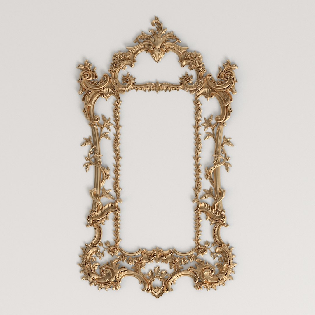 3D Frame Rococo Style Model - TurboSquid 1574227