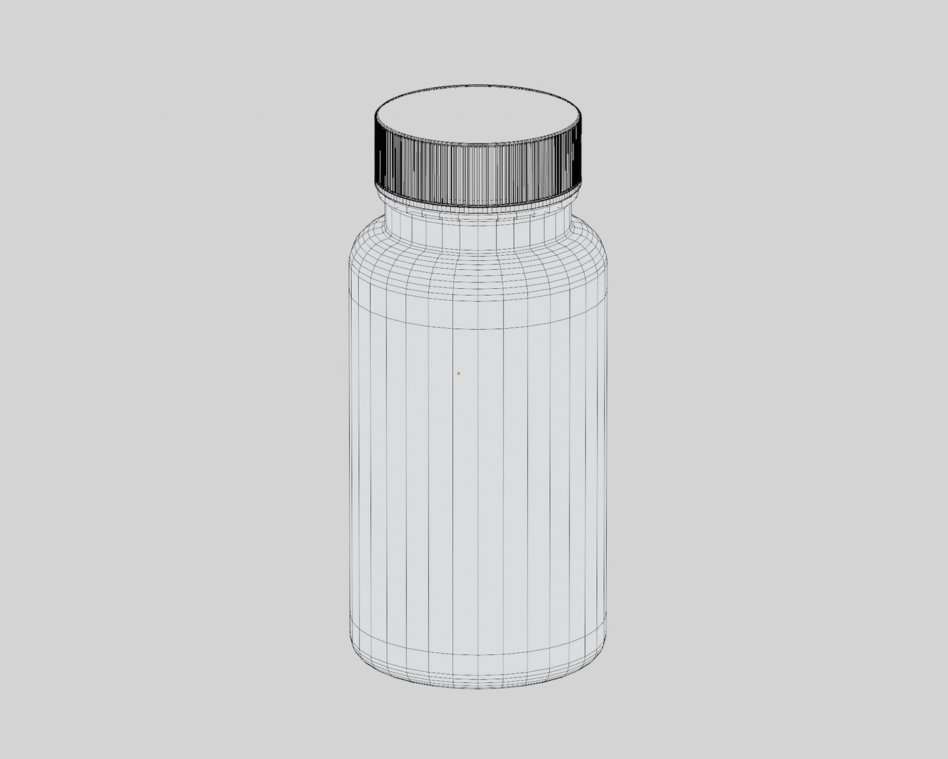 3D Pill Bottle Model - TurboSquid 2167086
