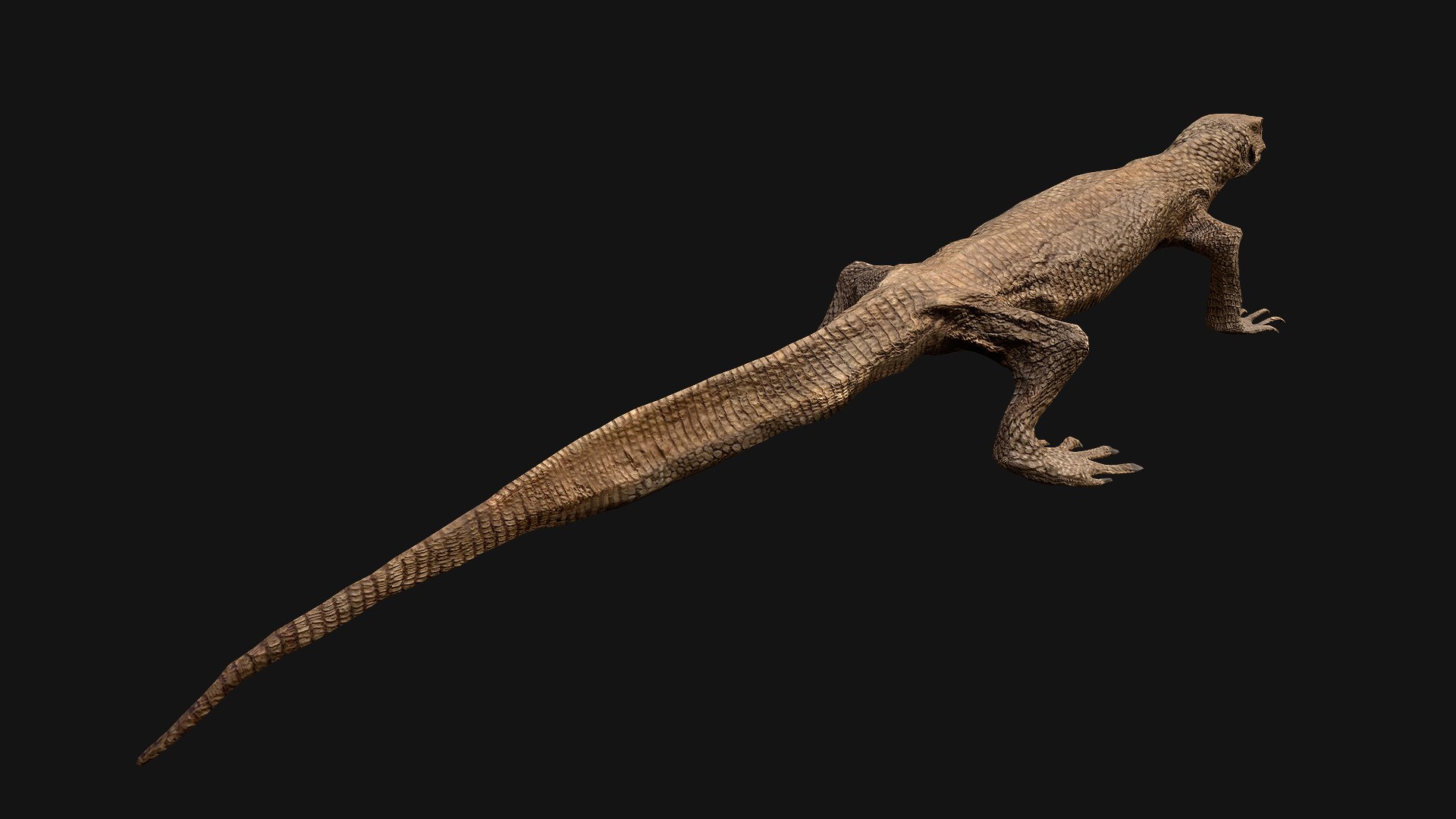 Varan Lizard Reptile Monster 3D - TurboSquid 2047001