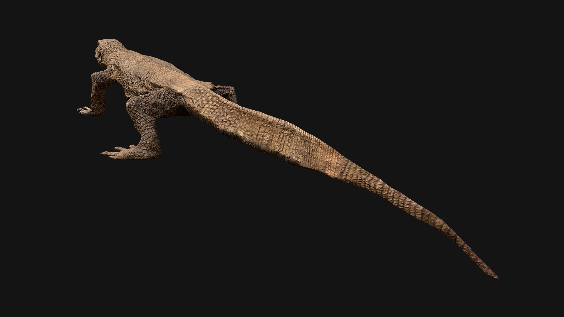Varan Lizard Reptile Monster 3D - TurboSquid 2047001