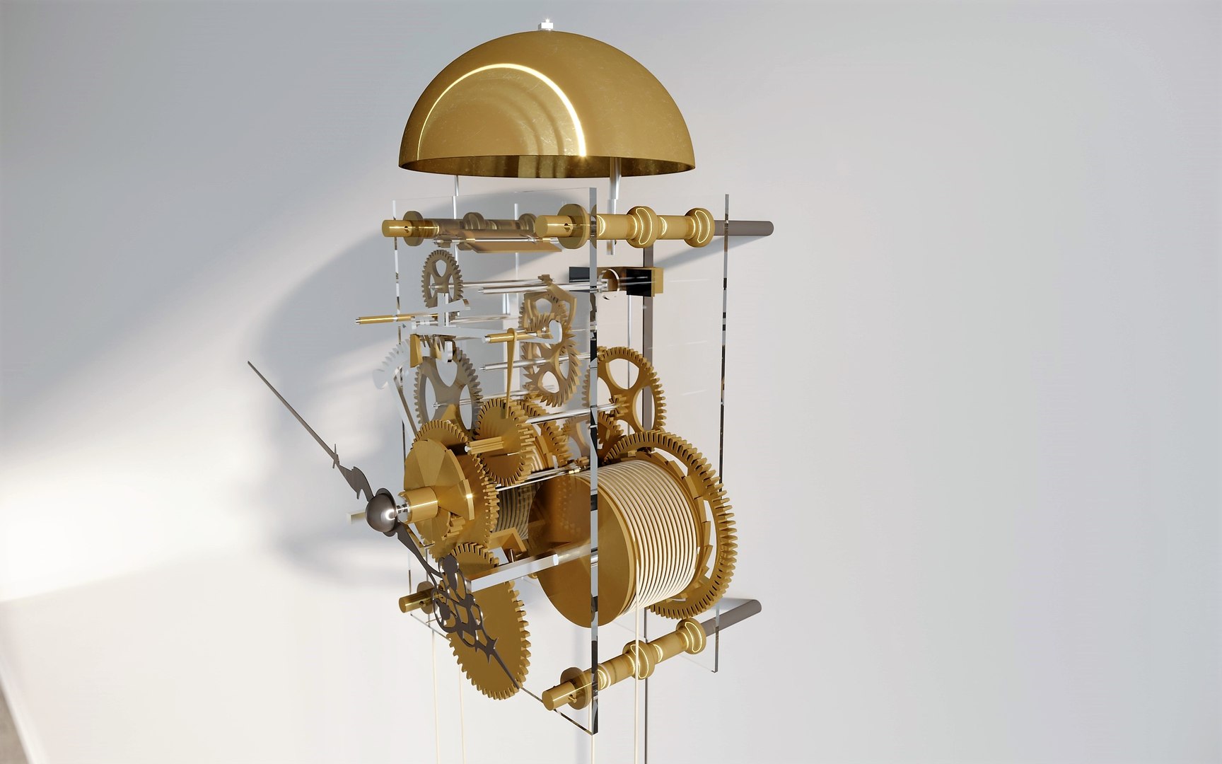 3D model interior design clock meganism - TurboSquid 1254990