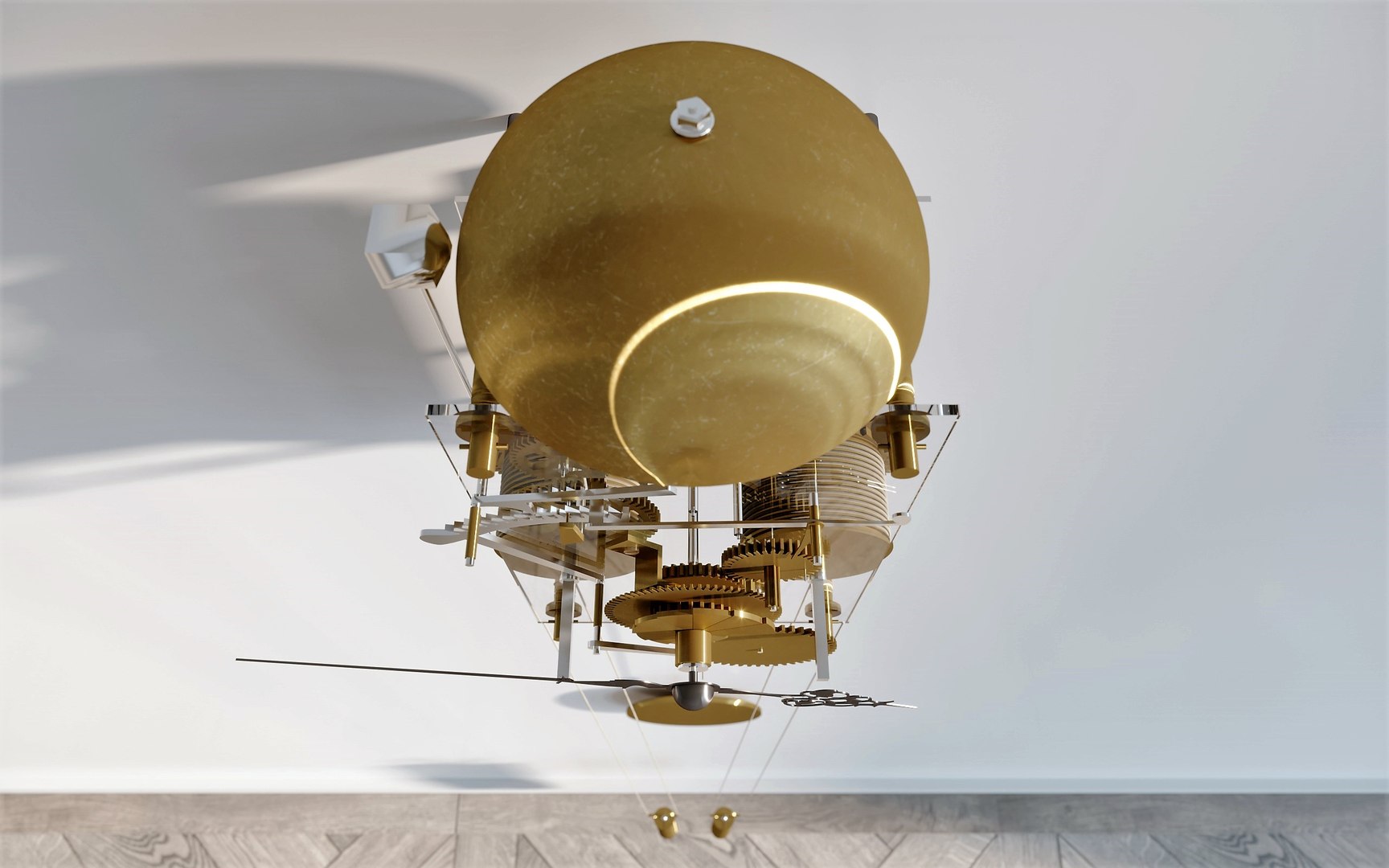 3D model interior design clock meganism - TurboSquid 1254990