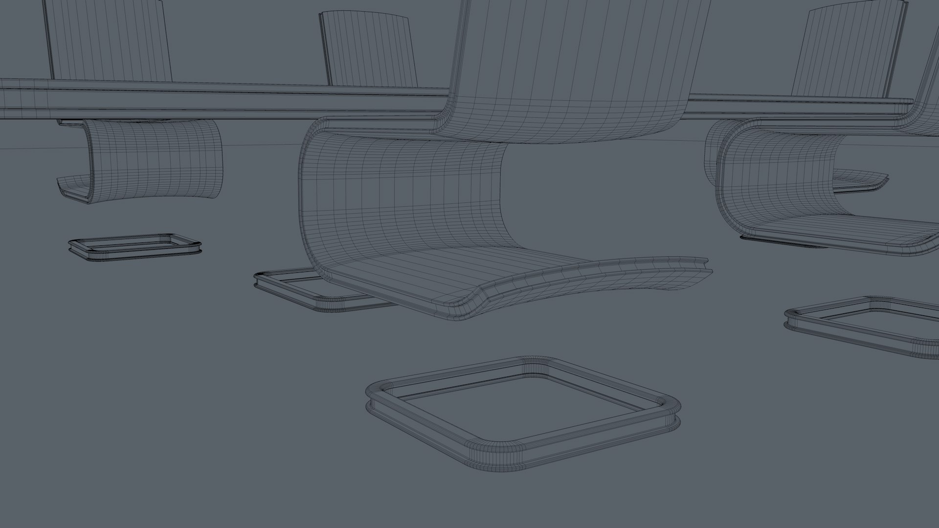 3D Sci Fi Confrence Table Model - TurboSquid 2308297