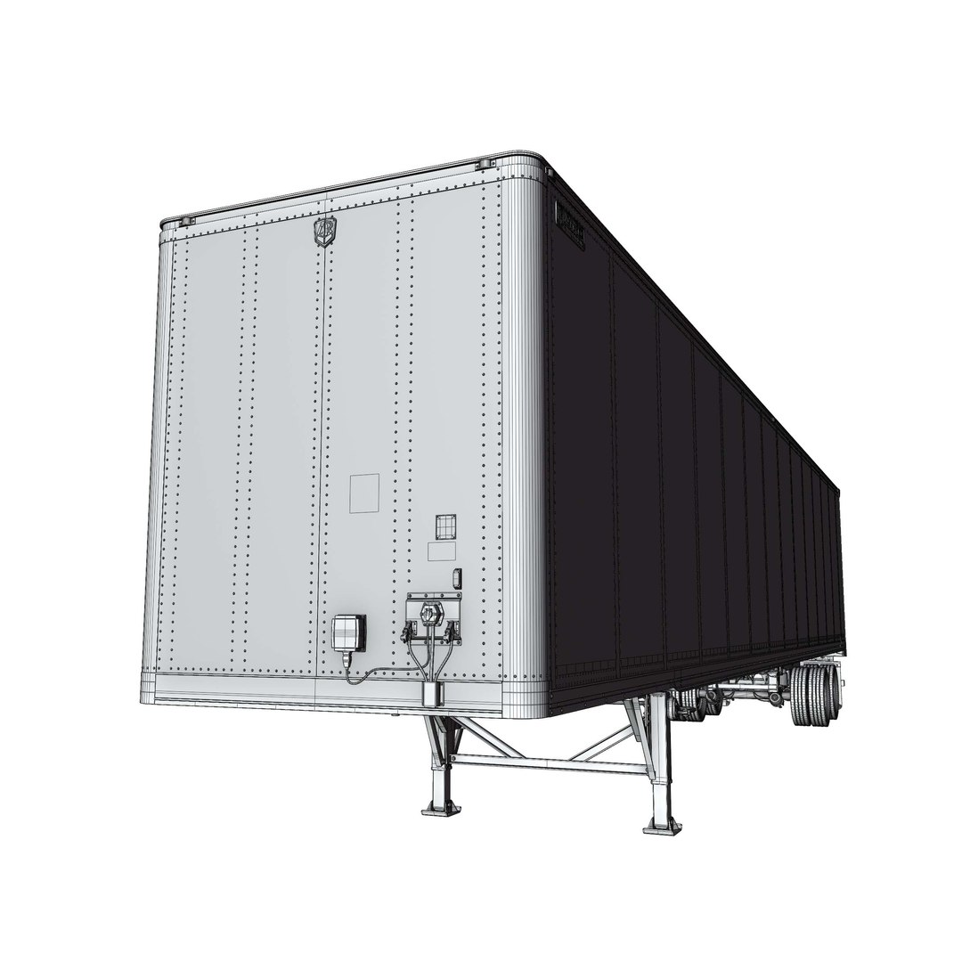 3D Atro 53FT Dry Van Model - TurboSquid 2238066