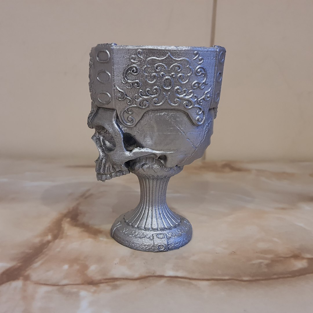 3D skull goblet printable - TurboSquid 1680608