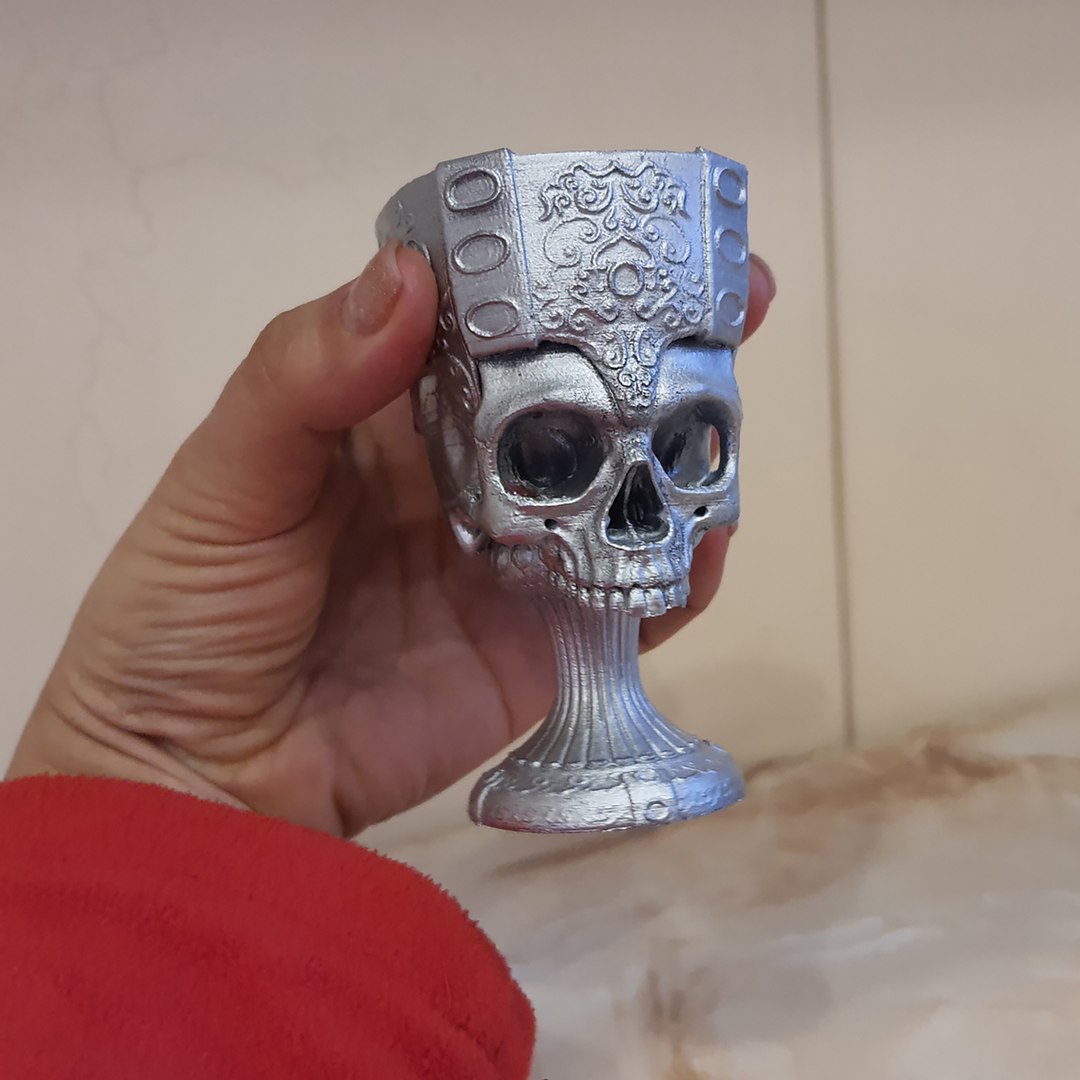3D skull goblet printable - TurboSquid 1680608