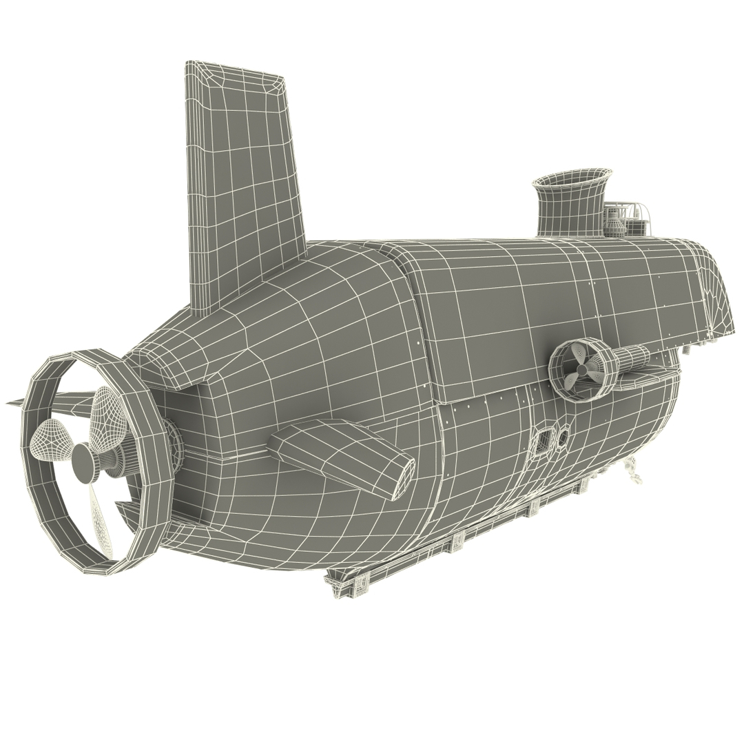 research submersible shinkai 2000 3d model