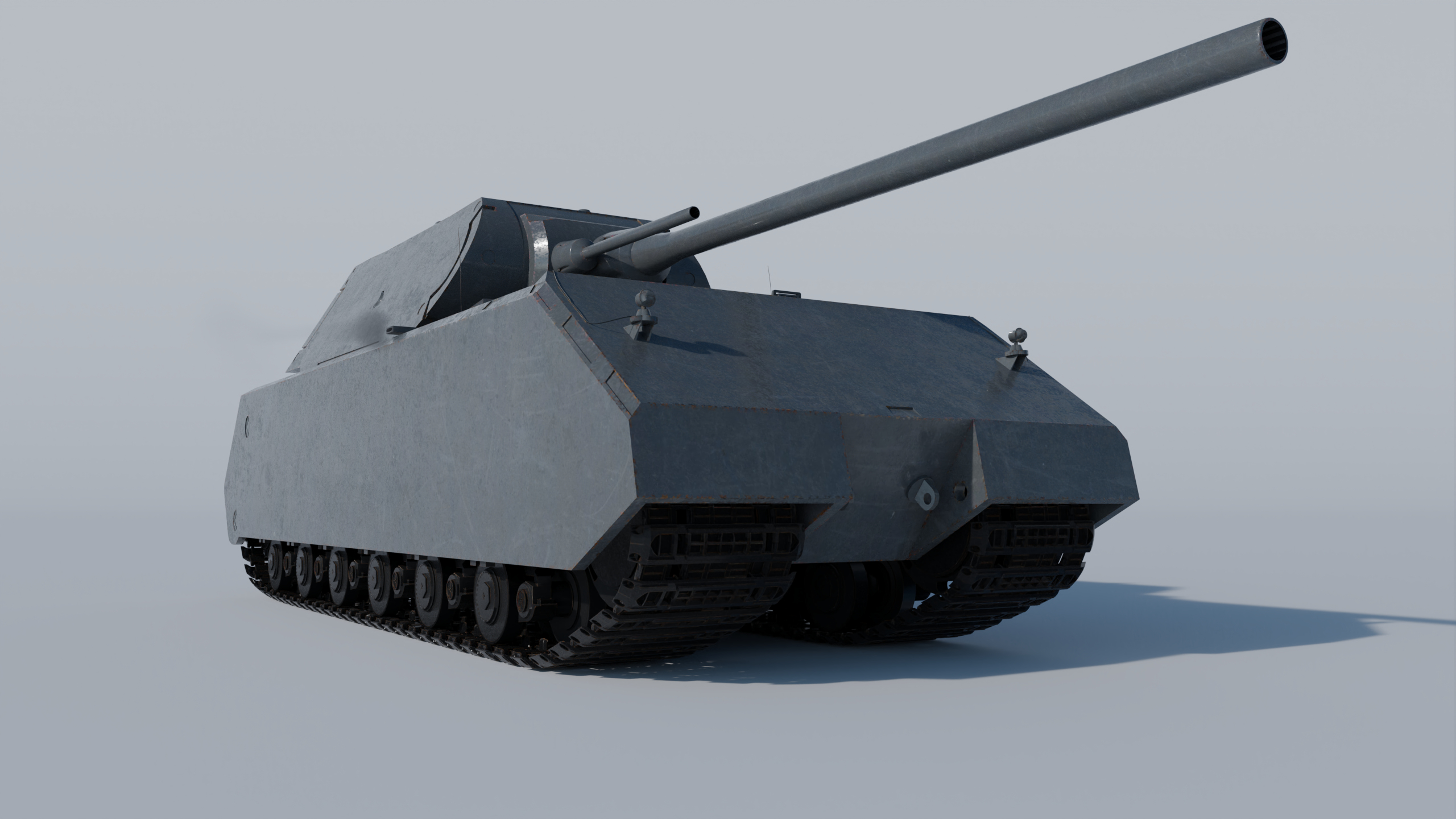 modelo 3d Panzerkampfwagen VIII Maus - German WWII Tank - TurboSquid ...