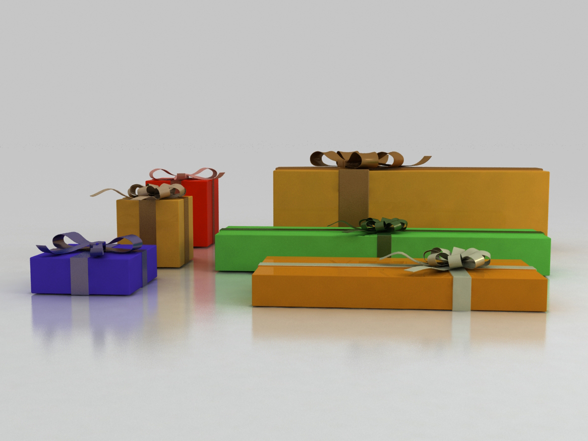 礼物3D模型 - TurboSquid 531261