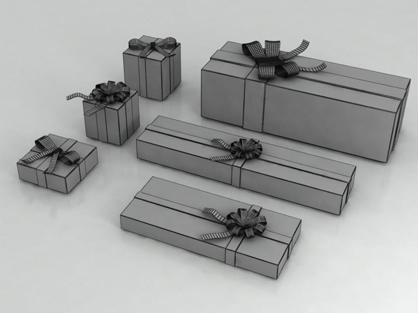presents 3d model