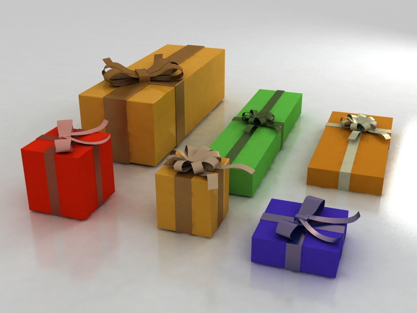 presents 3d model