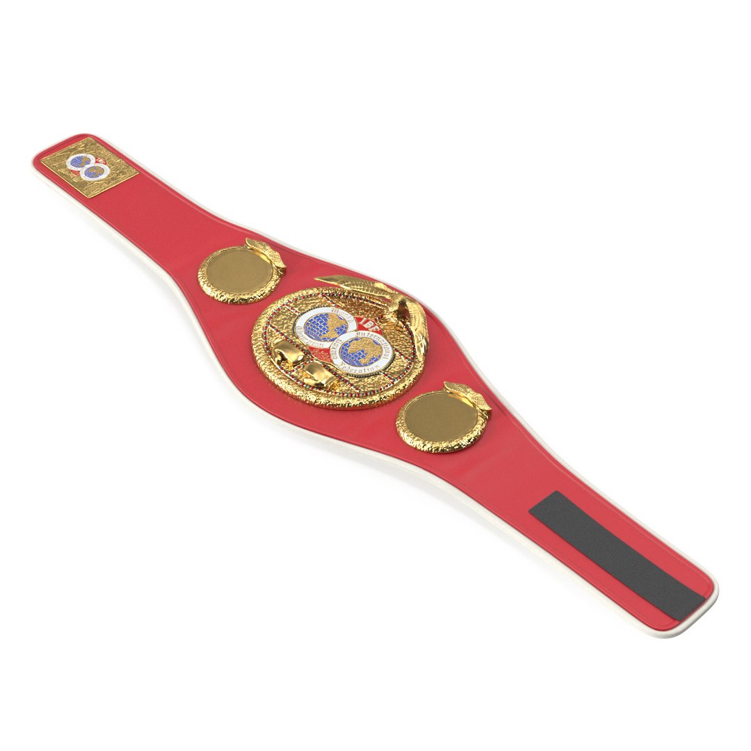 3D model International Boxing Federation Belt whithout Fur - TurboSquid ...