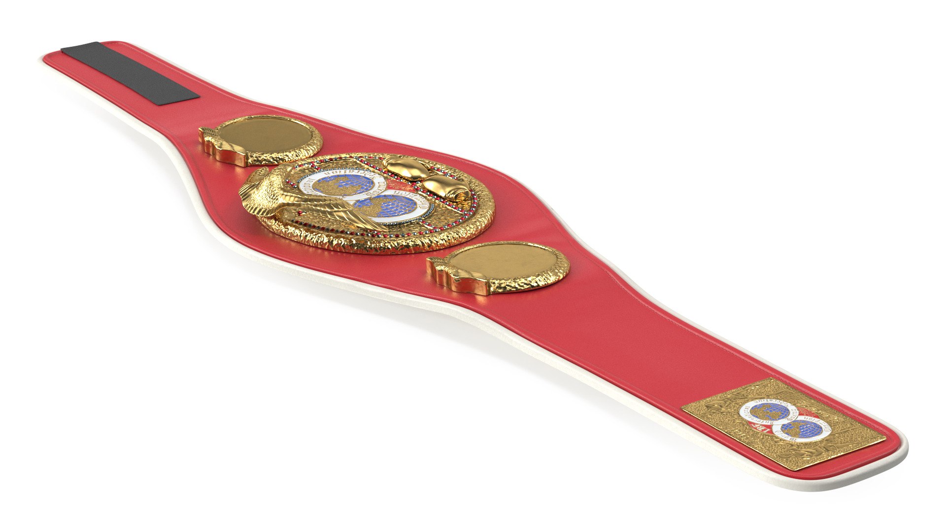 3D Model International Boxing Federation Belt Whithout Fur - TurboSquid ...