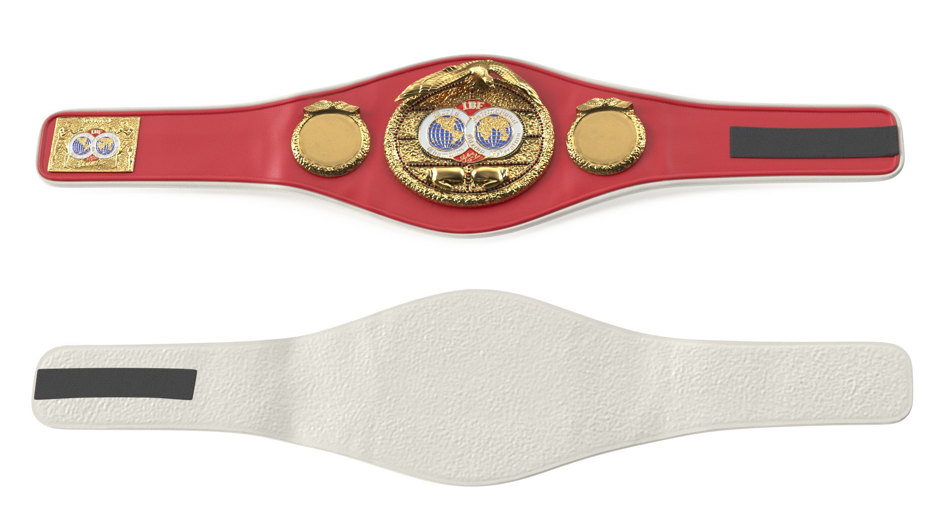 3D Model International Boxing Federation Belt Whithout Fur - TurboSquid ...