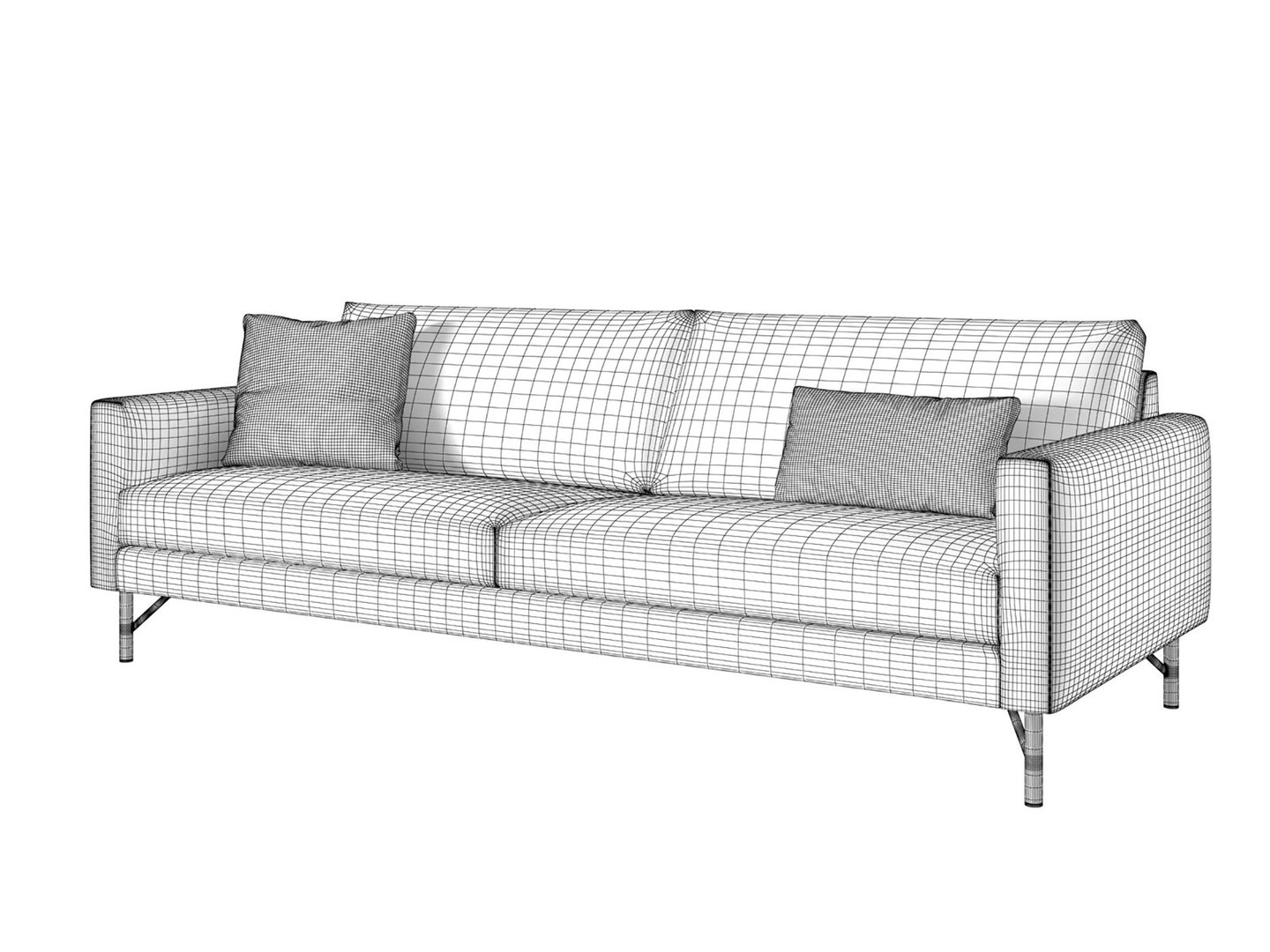 Friend Sofa 225 3D - TurboSquid 2195602