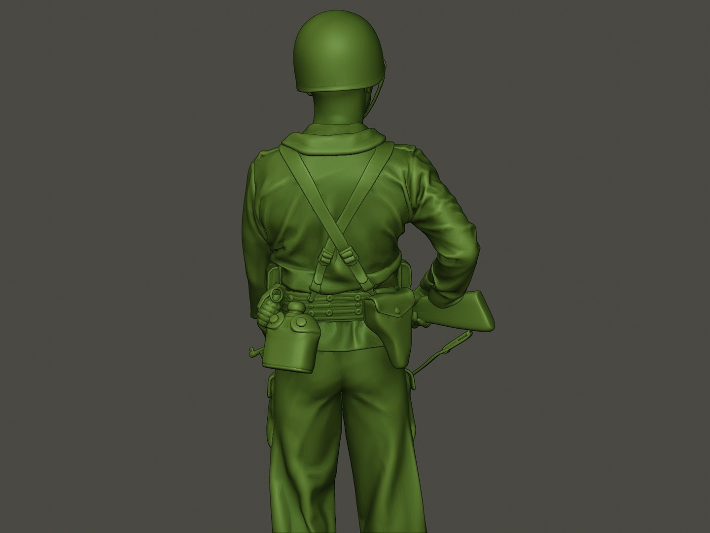 American Soldier Ww2 Standguard 3D Model - TurboSquid 1441790