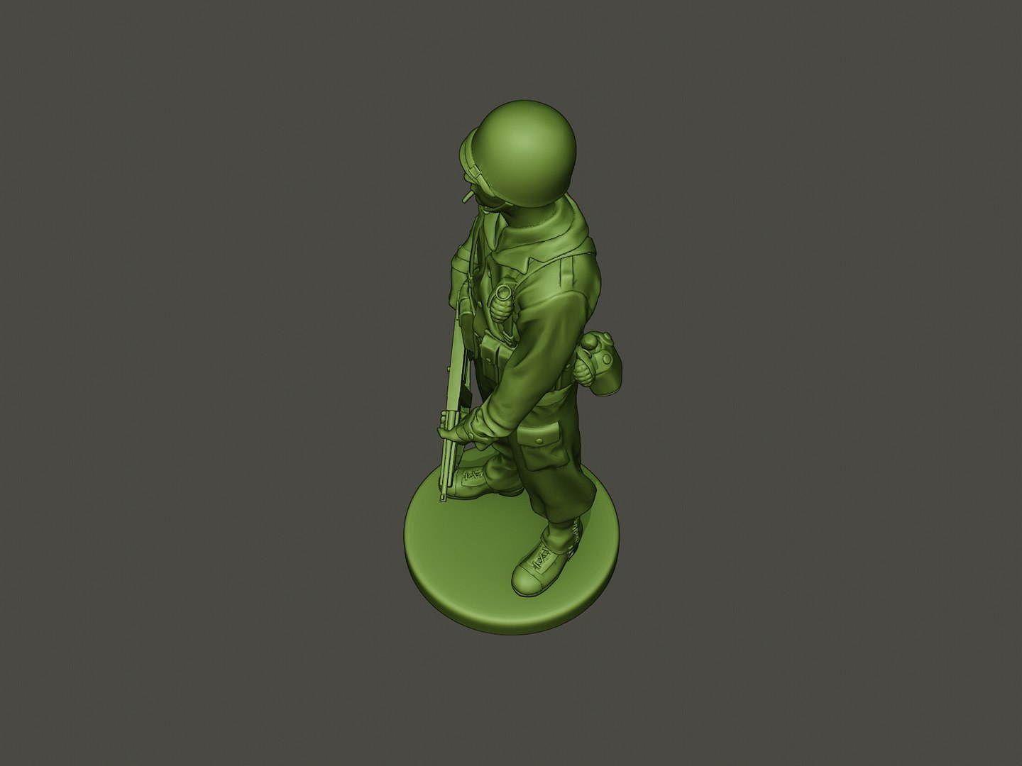 American Soldier Ww2 Standguard 3D Model - TurboSquid 1441790