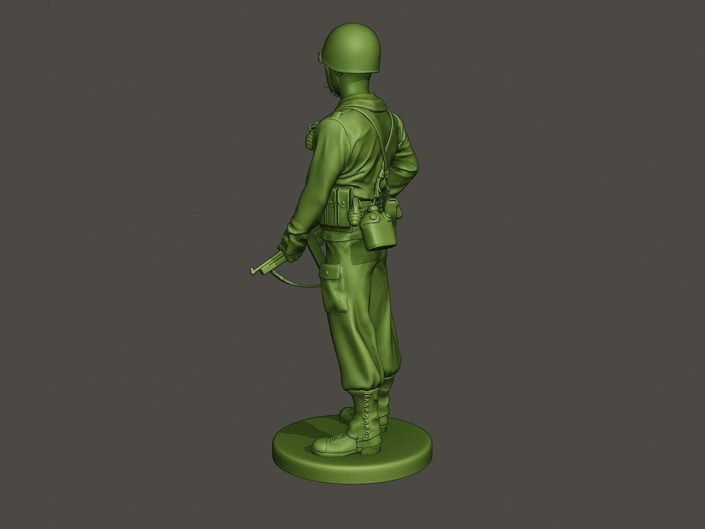 American Soldier Ww2 Standguard 3D Model - TurboSquid 1441790