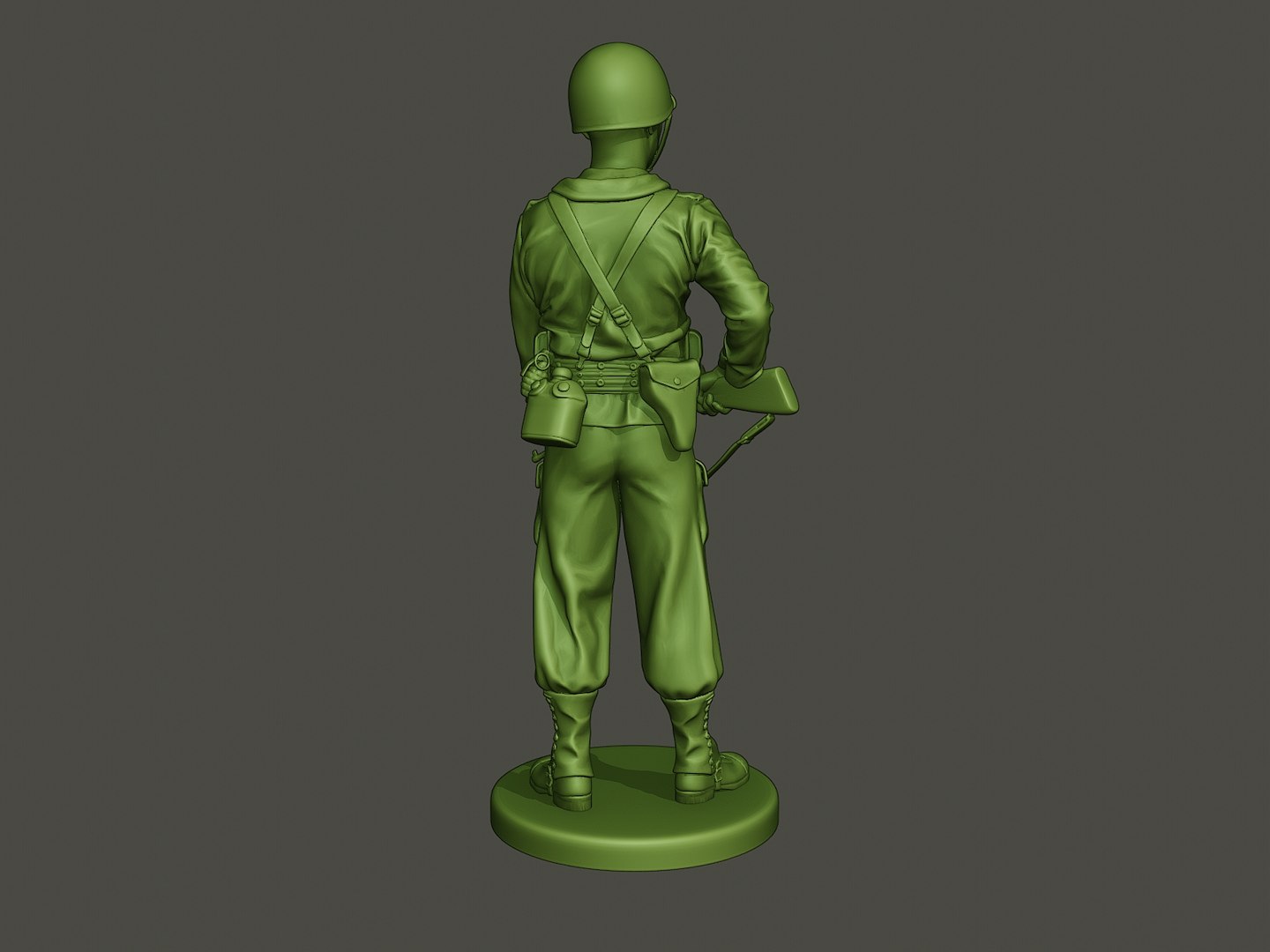 American Soldier Ww2 Standguard 3D Model - TurboSquid 1441790