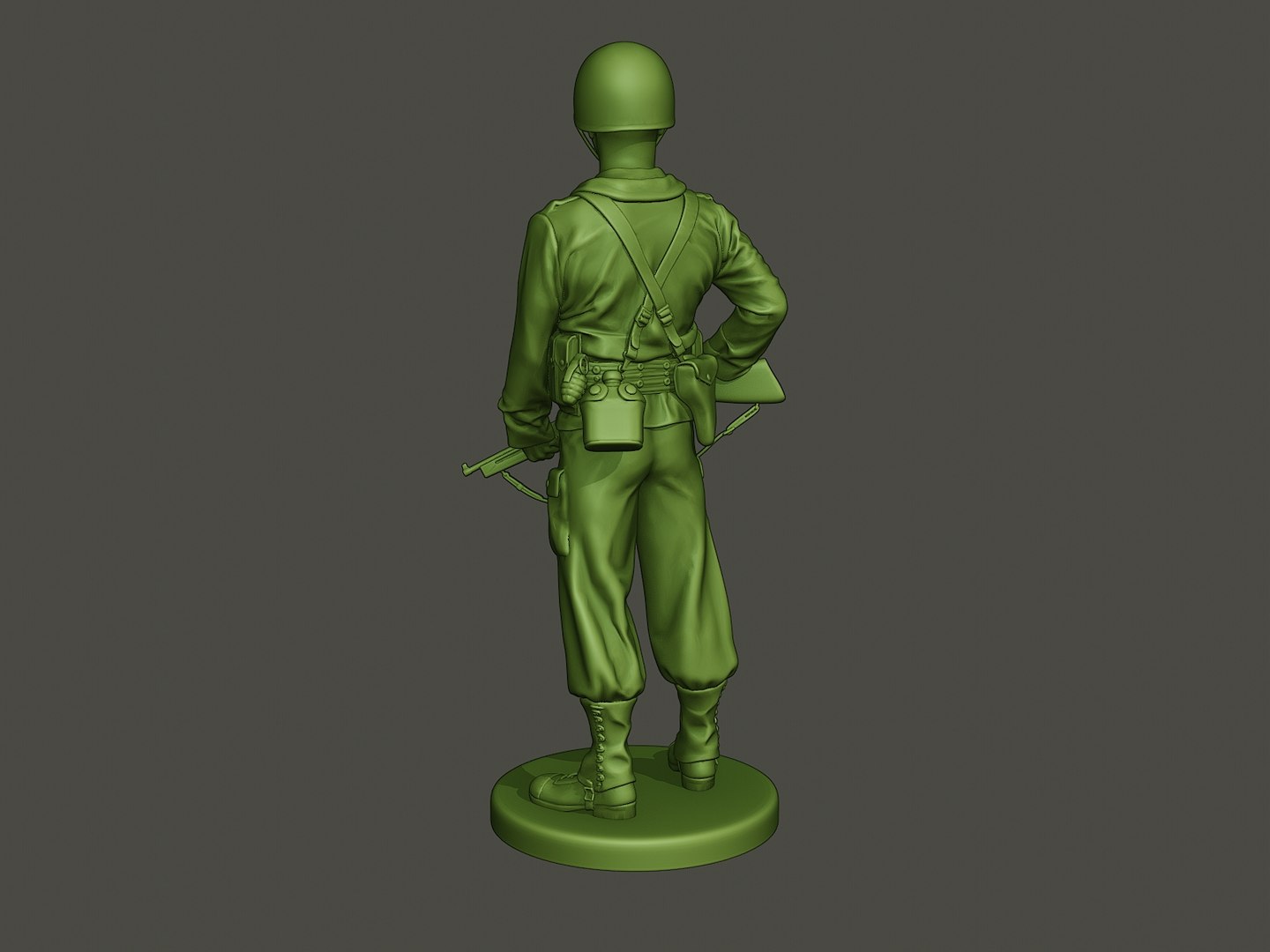 American Soldier Ww2 Standguard 3D Model - TurboSquid 1441790