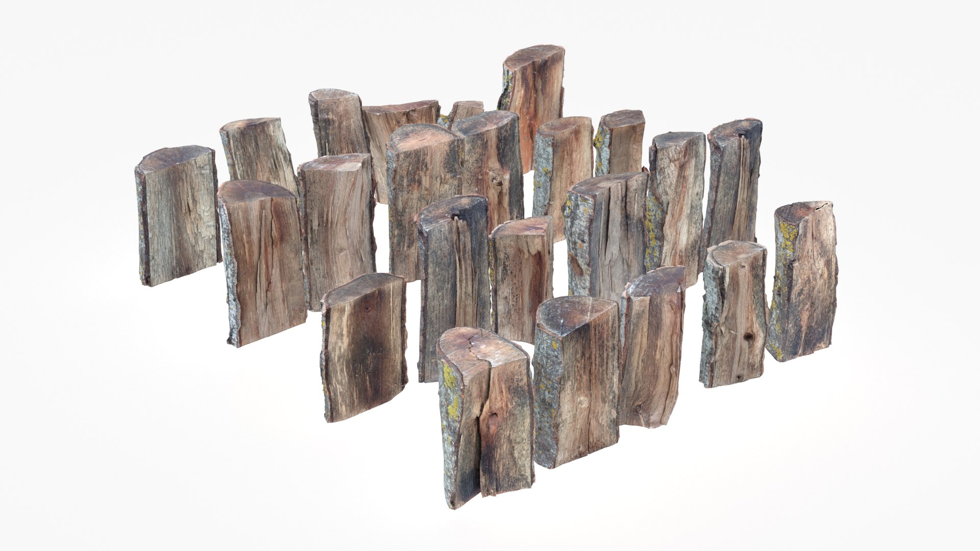 Half Wood Scan Pack 3D - TurboSquid 2125885