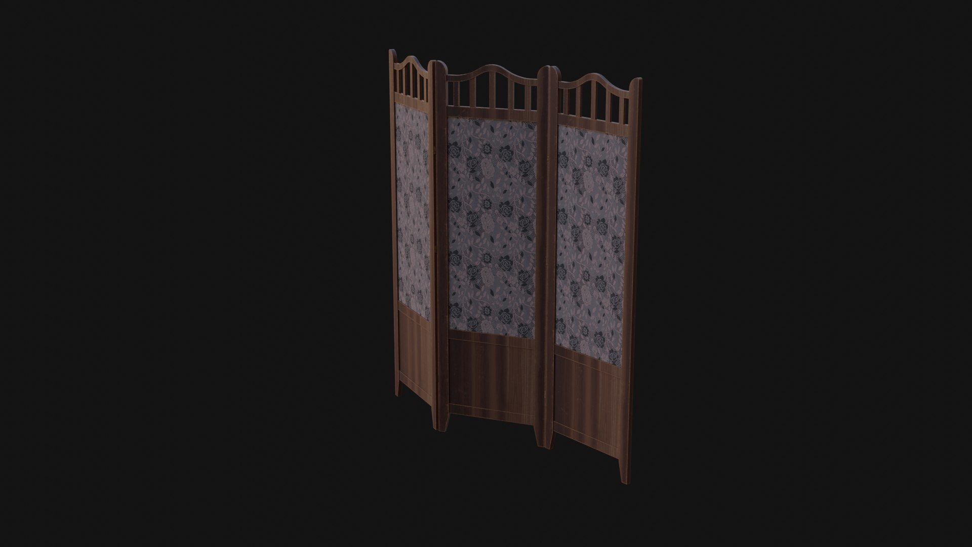 3D Model Antique Room Divider - TurboSquid 2230685