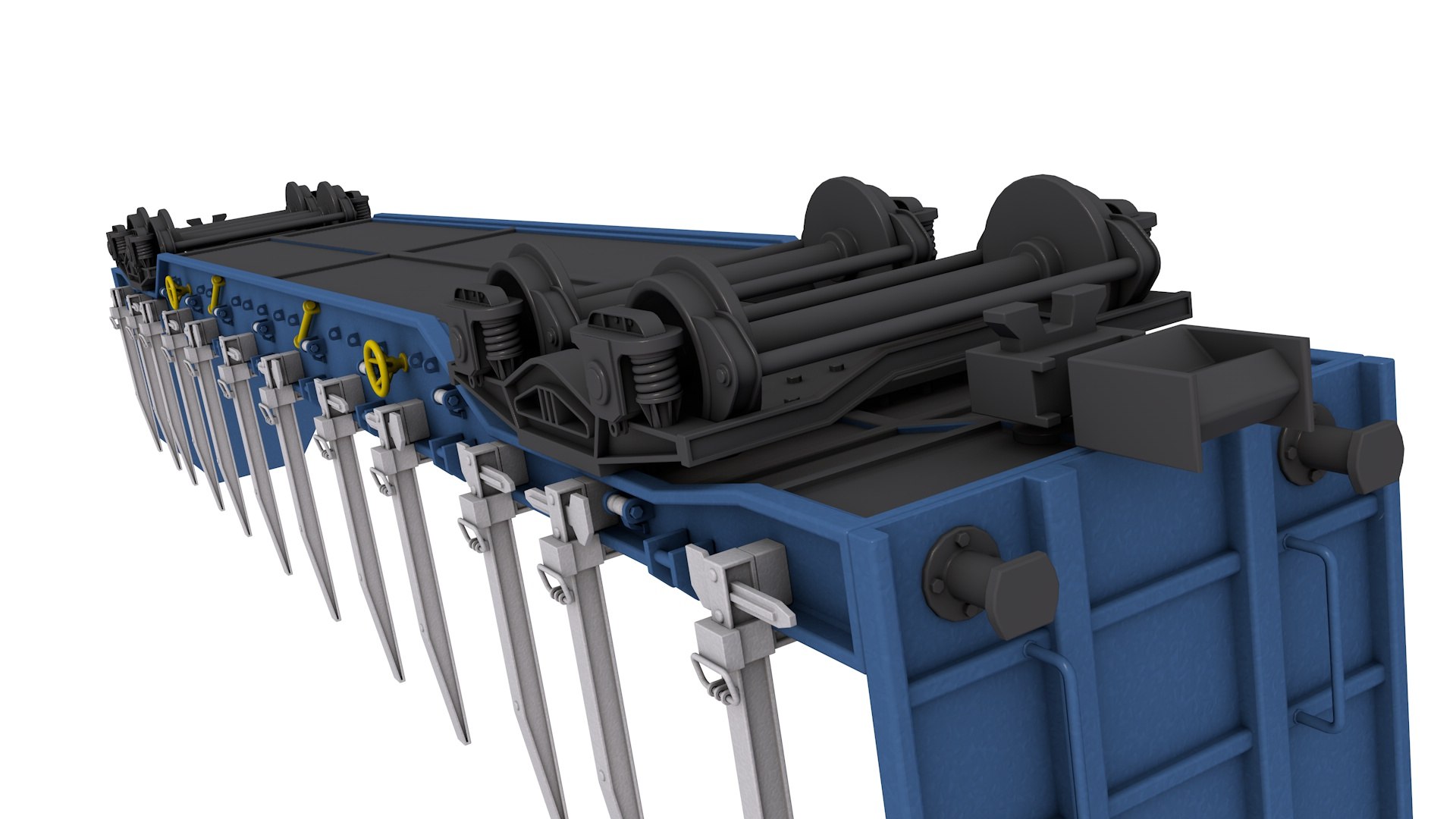 Stake Wagon 3D Model - TurboSquid 1869280