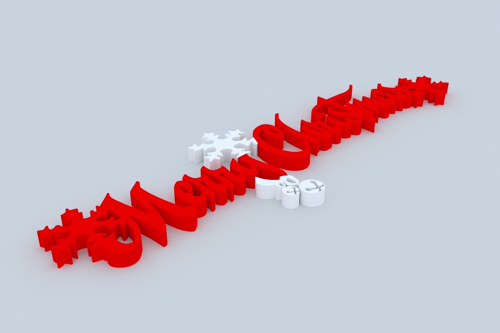 3D merry christmas 1 model - TurboSquid 1670882