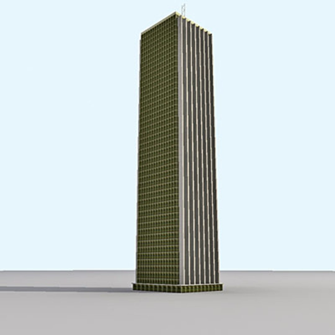 Skyscrapers Buildings 3d Model