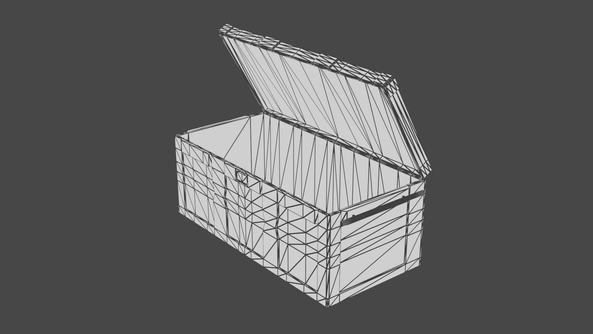 3D Wooden Chest model - TurboSquid 1959225