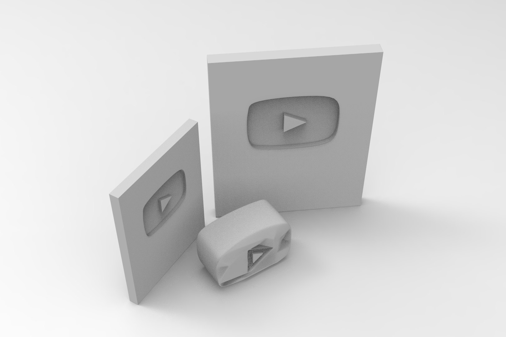 Youtube Plate Awards Model - TurboSquid 1825438