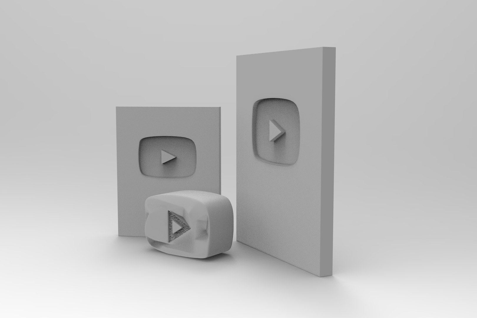 Youtube Plate Awards Model - TurboSquid 1825438