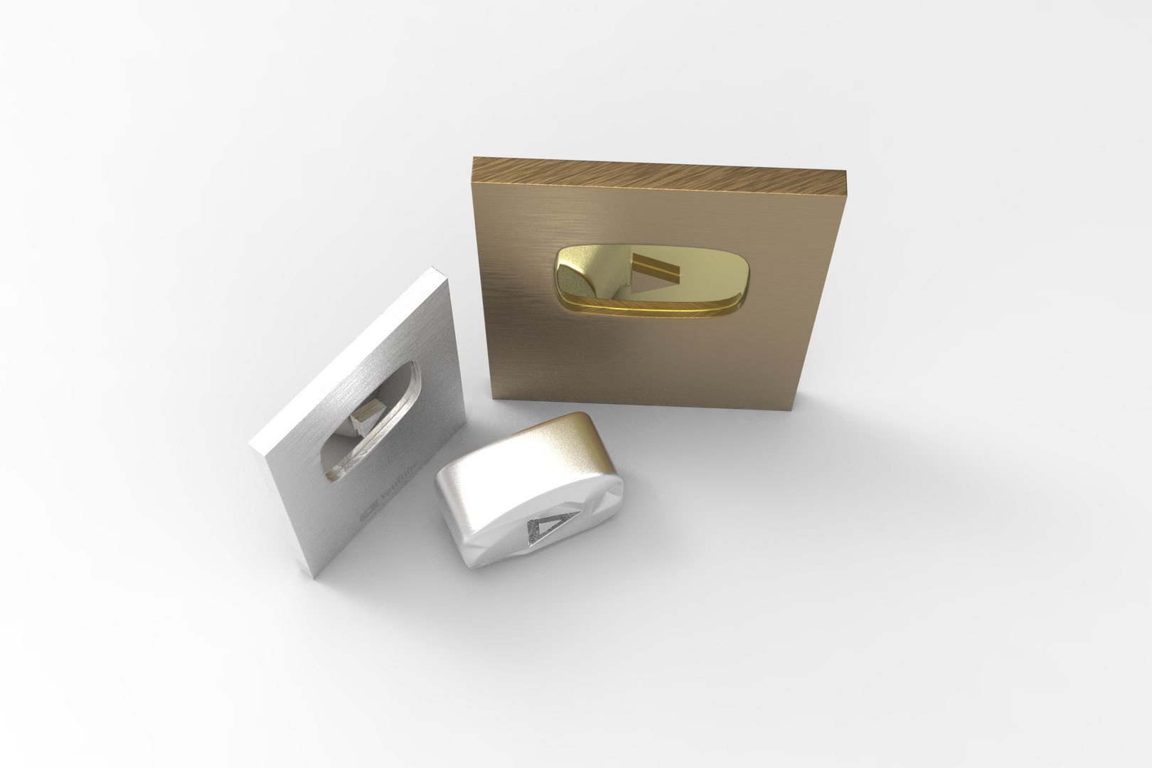 Youtube Plate Awards Model - TurboSquid 1825438
