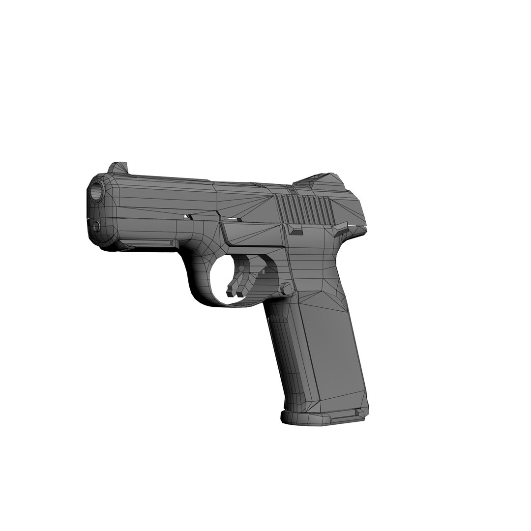 Ruger Pistol 3d Model