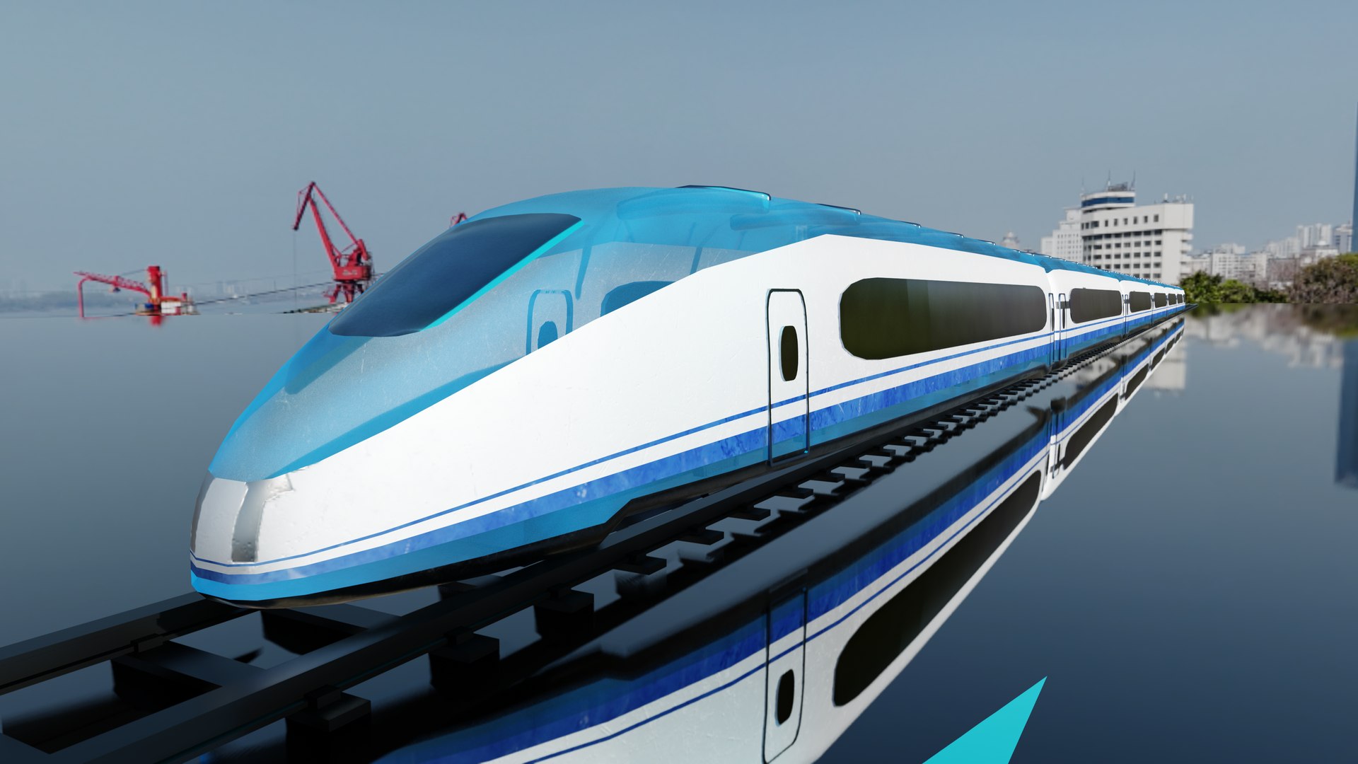High Speed Train 3D Model 3D Model - TurboSquid 2504710