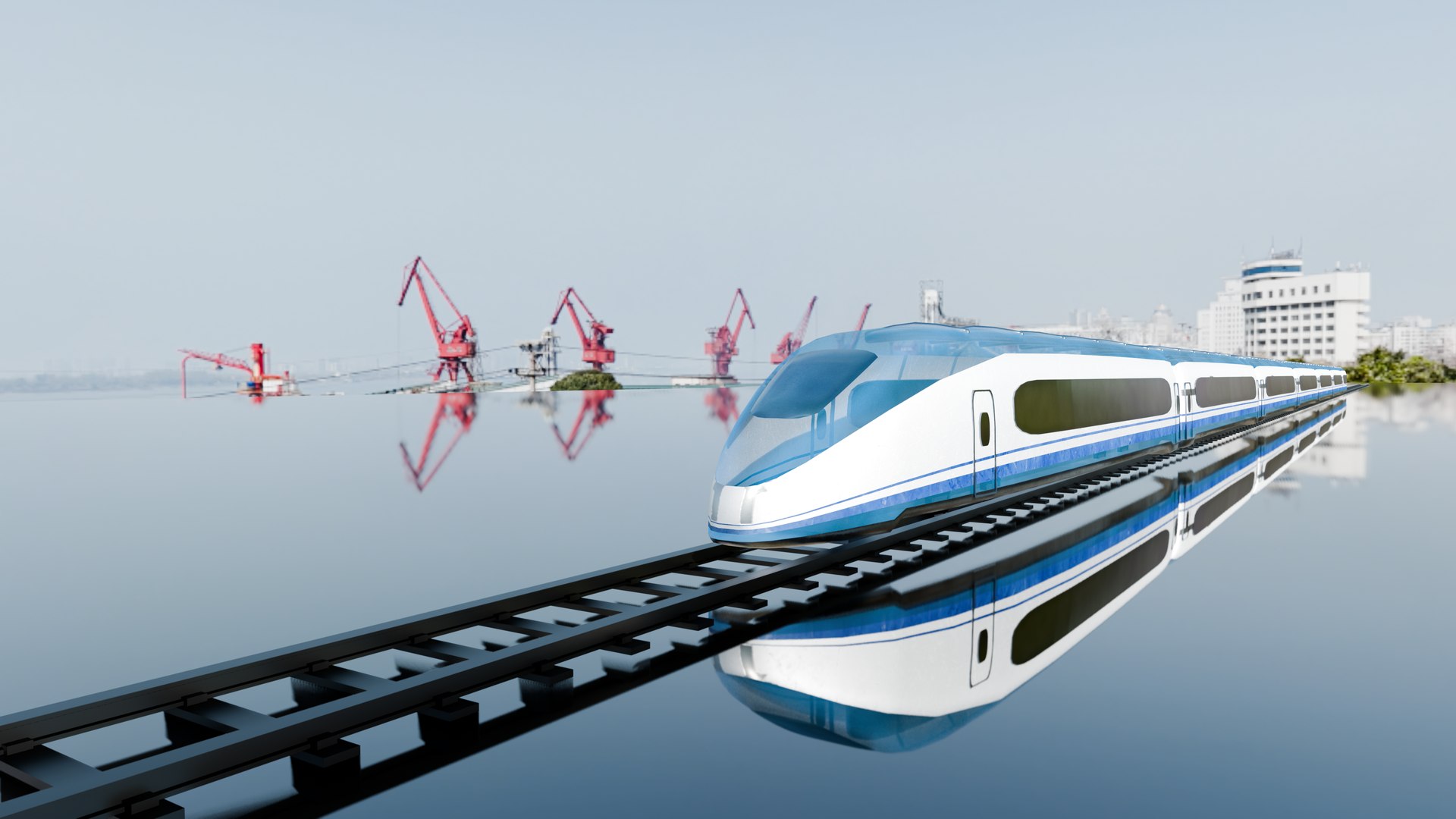High Speed Train 3D Model 3D Model - TurboSquid 2504710