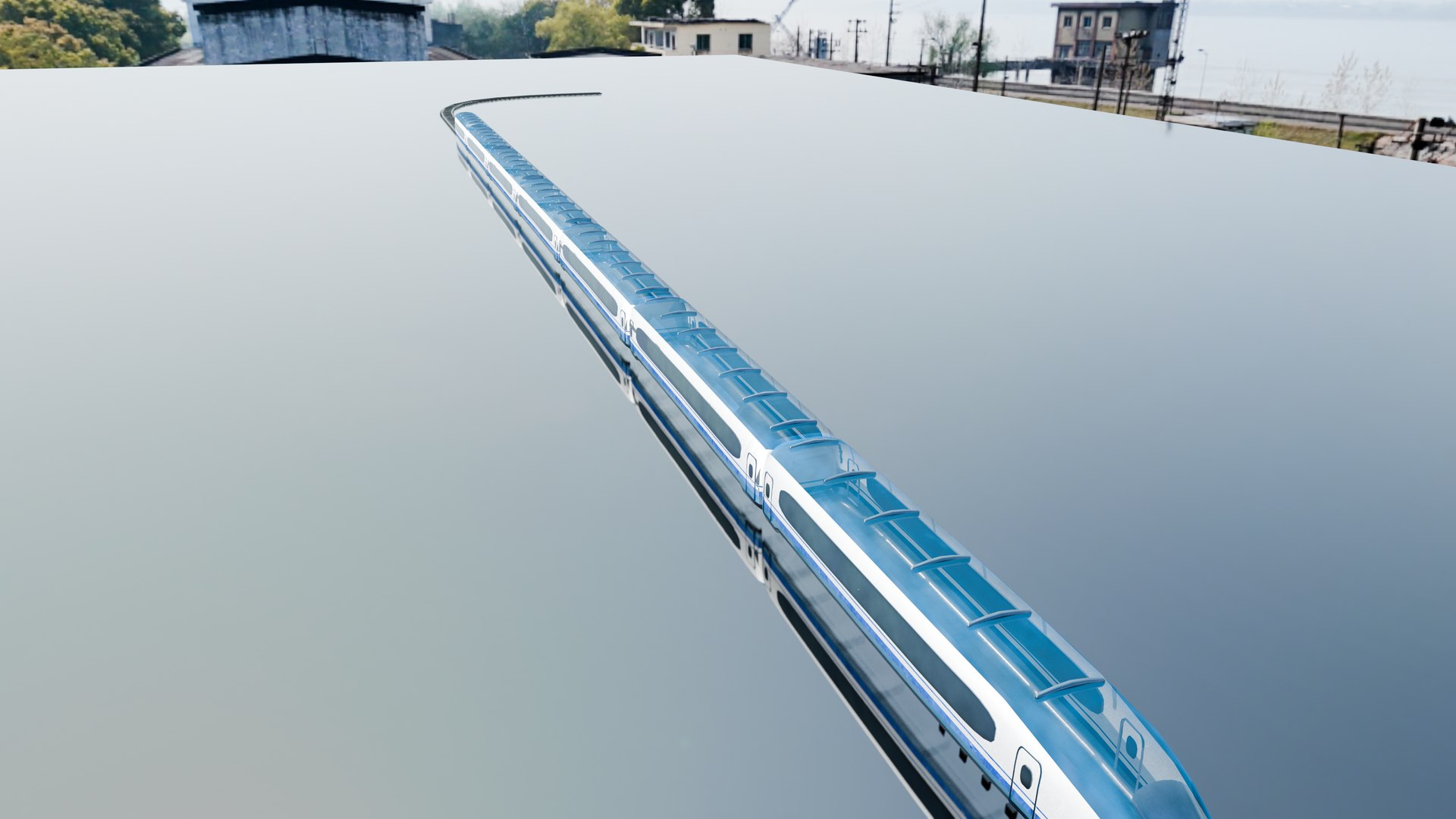 High Speed Train 3D Model 3D Model - TurboSquid 2504710