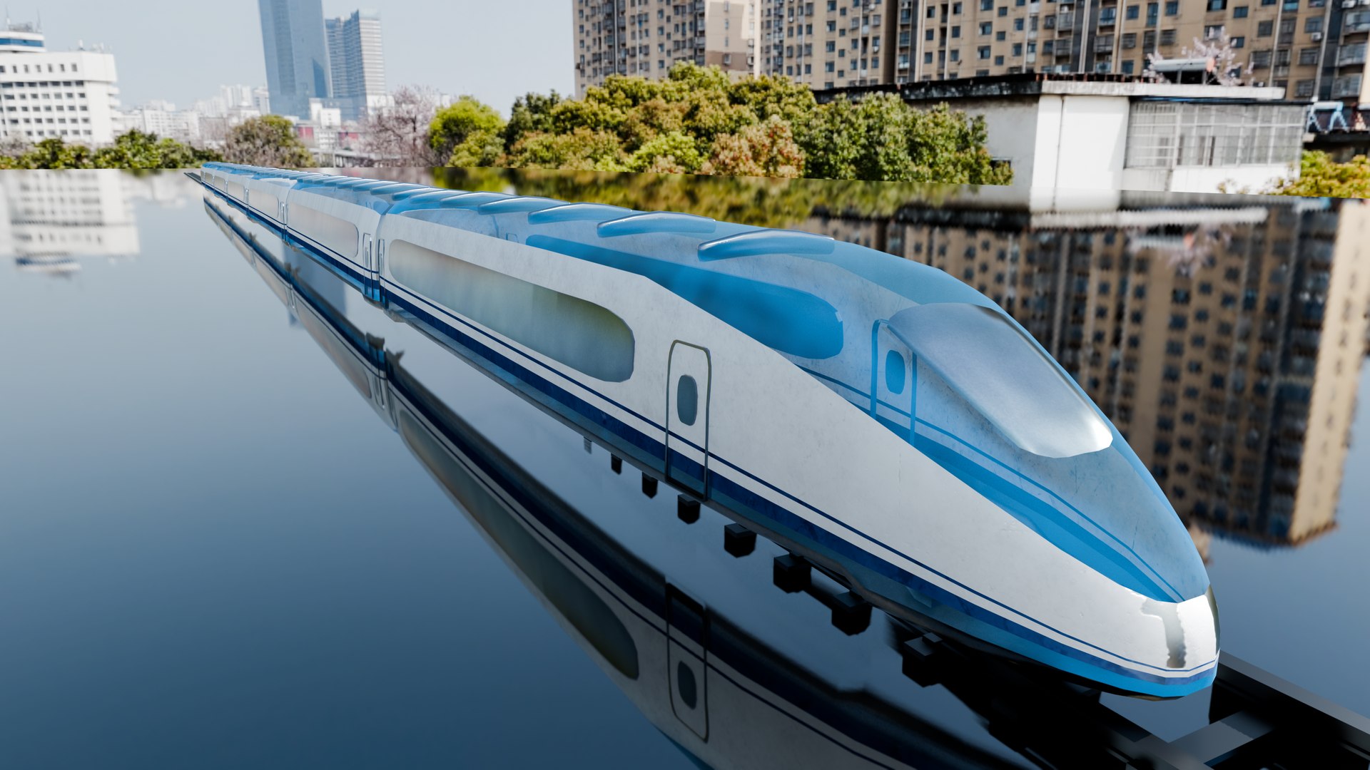 High Speed Train 3D Model 3D Model - TurboSquid 2504710