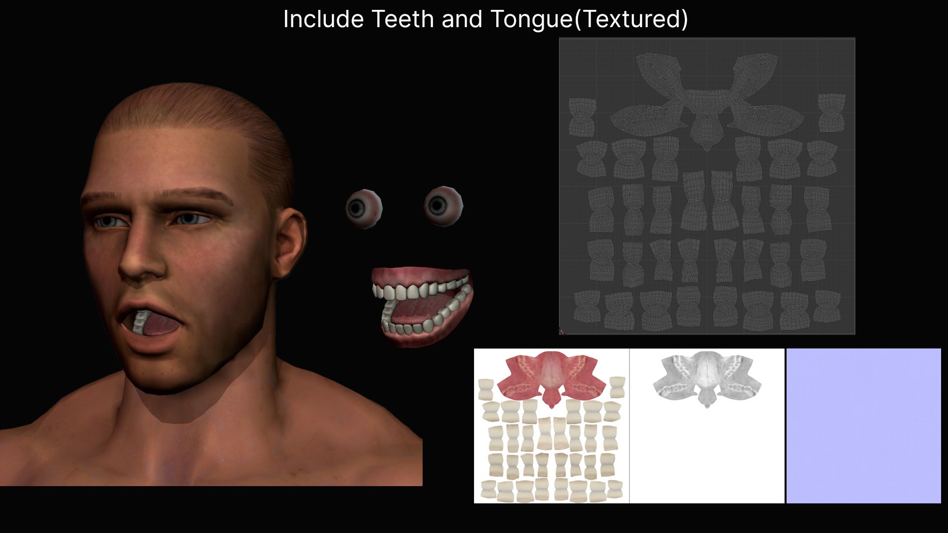 Male Basemesh Rigged Textured 3D Model - TurboSquid 2308510