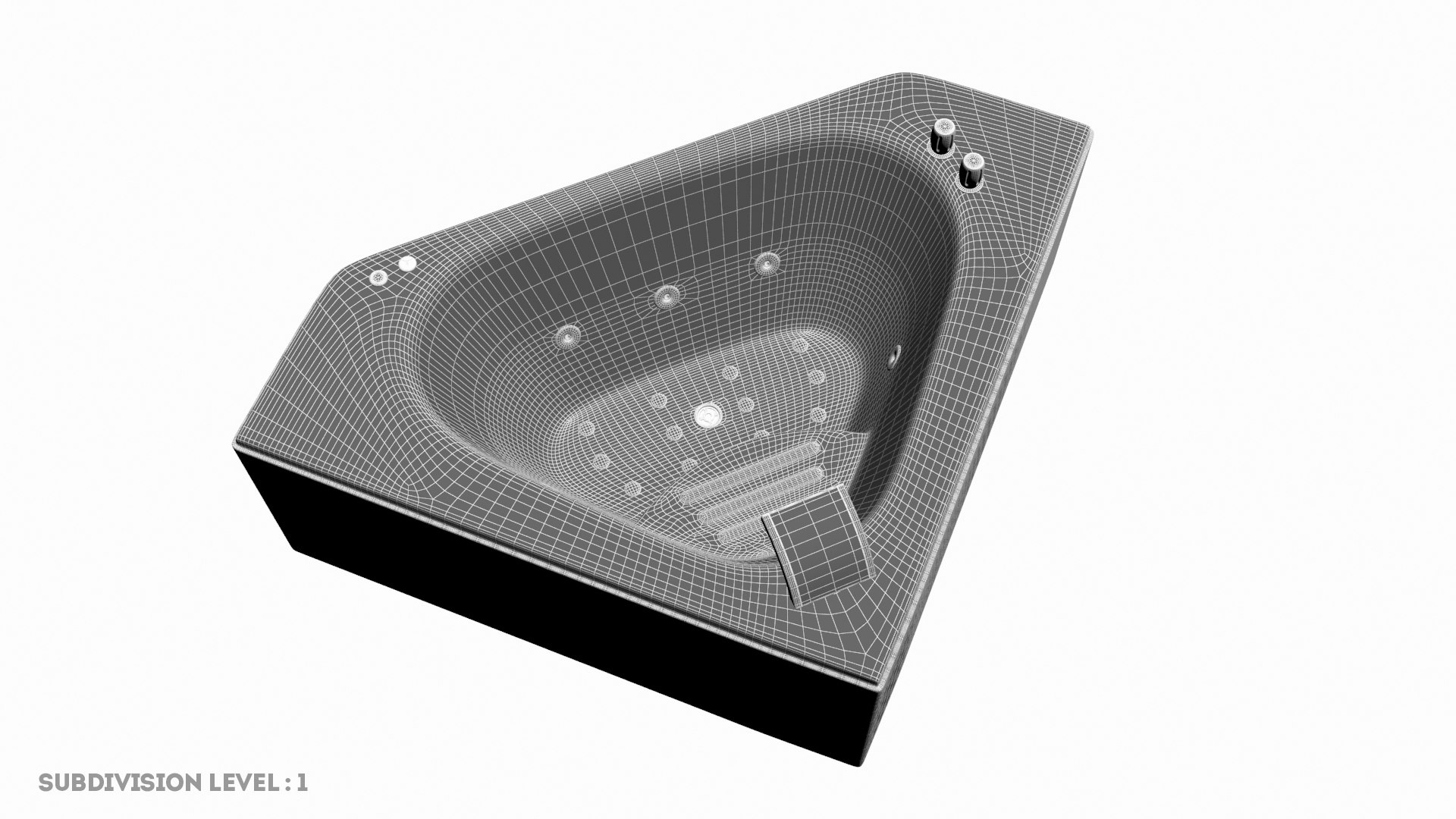 Balneo Bath 3D - TurboSquid 1485003
