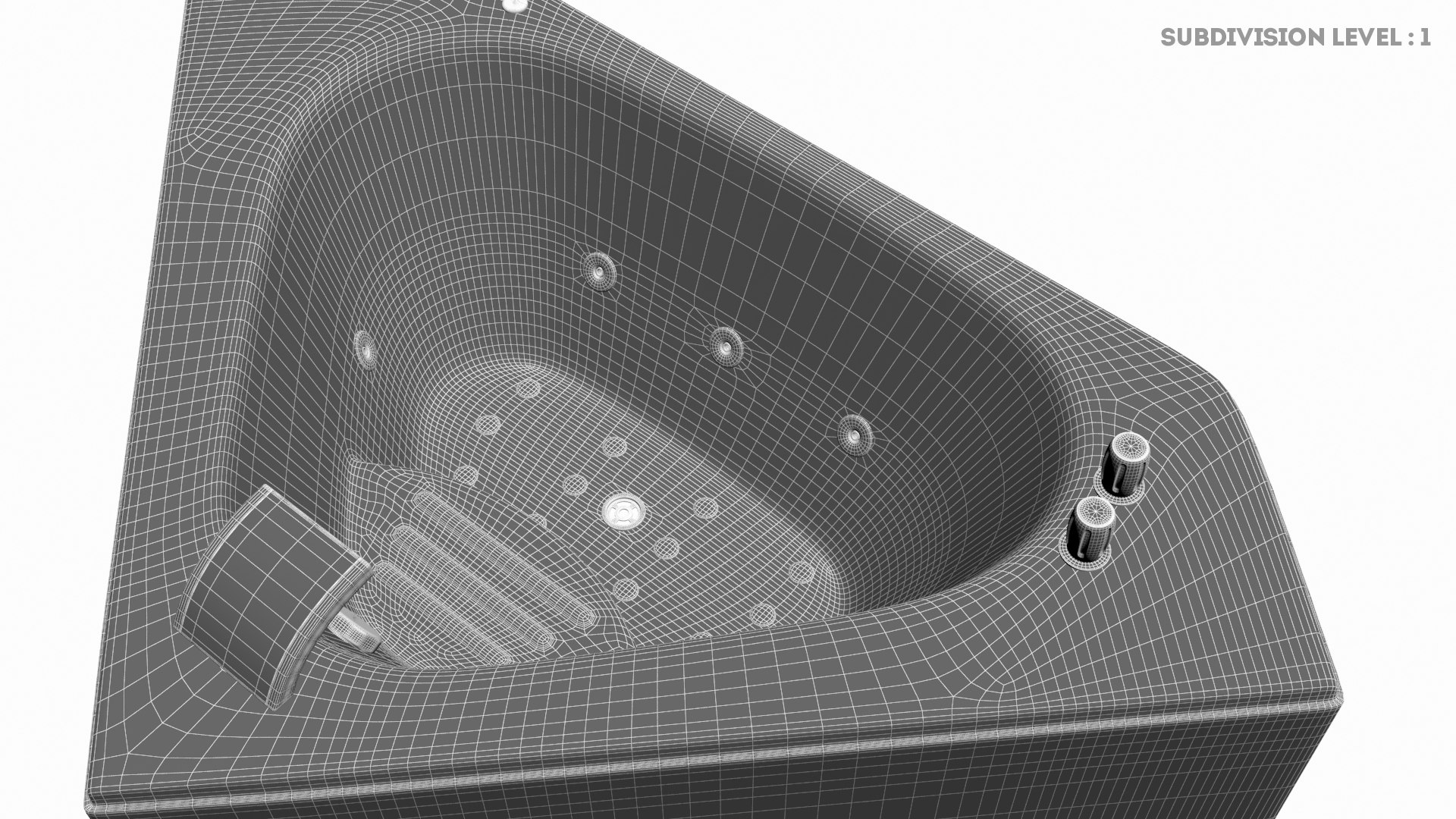 Balneo Bath 3D - TurboSquid 1485003