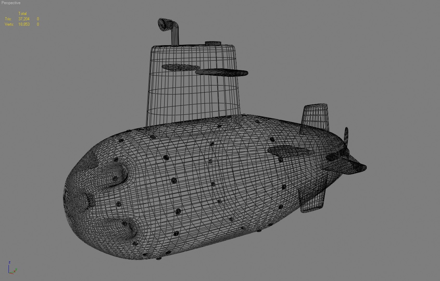 Max Cartoon Submarine