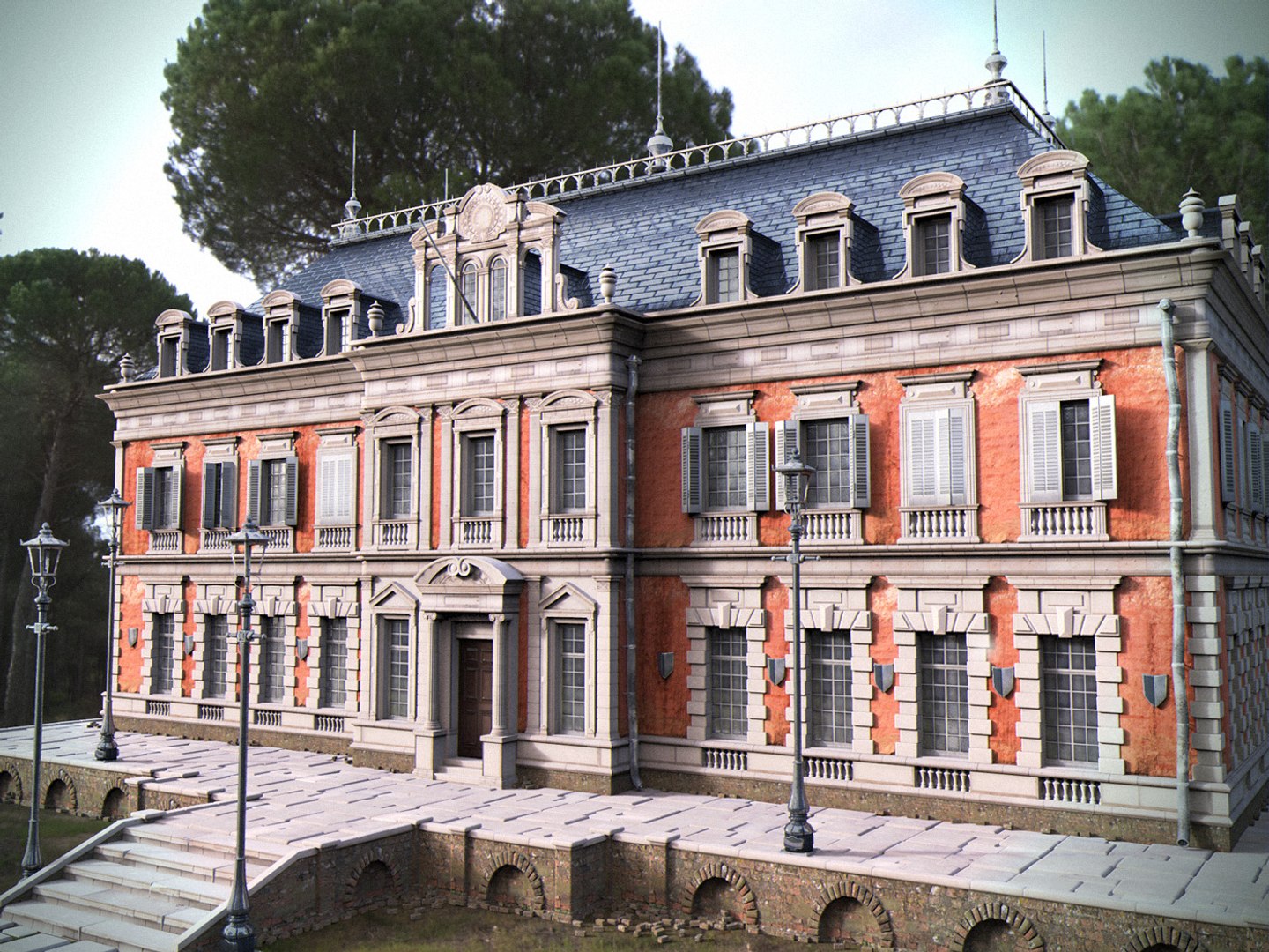 3d Model Building Antananarivo Madagascar