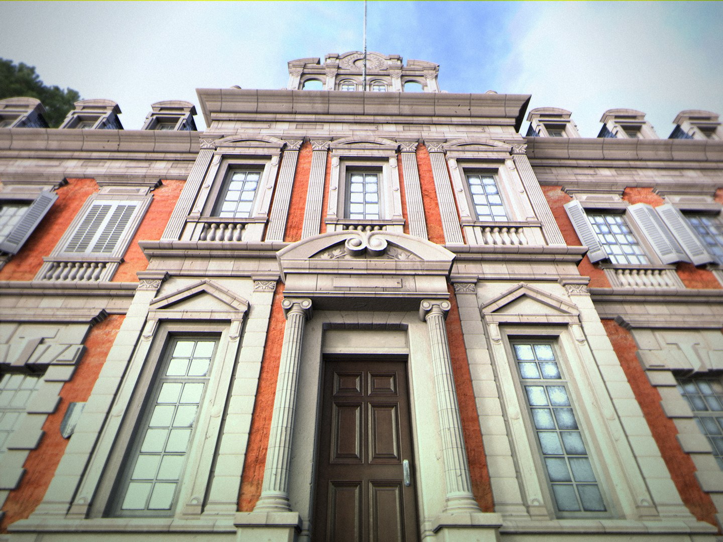 3d Model Building Antananarivo Madagascar