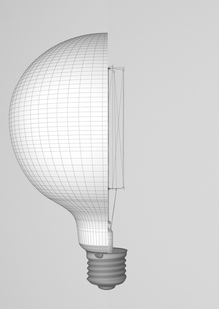 3D Bulb Led Filament Model - TurboSquid 1302680