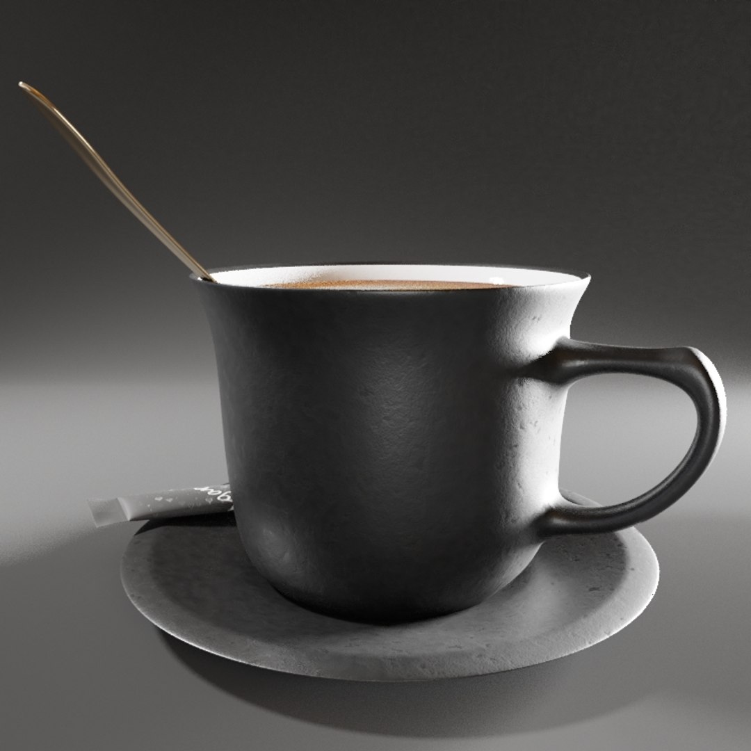 Realistic Coffee Cup 3D Model - TurboSquid 1428333
