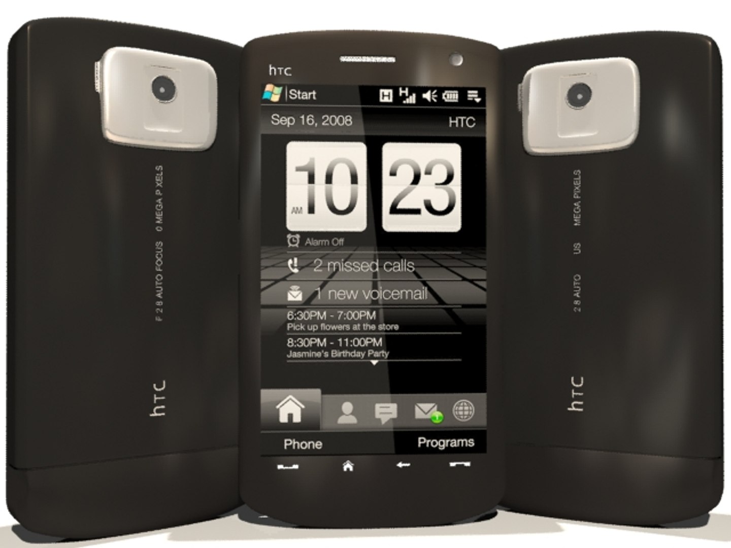 3d model htc touch hd