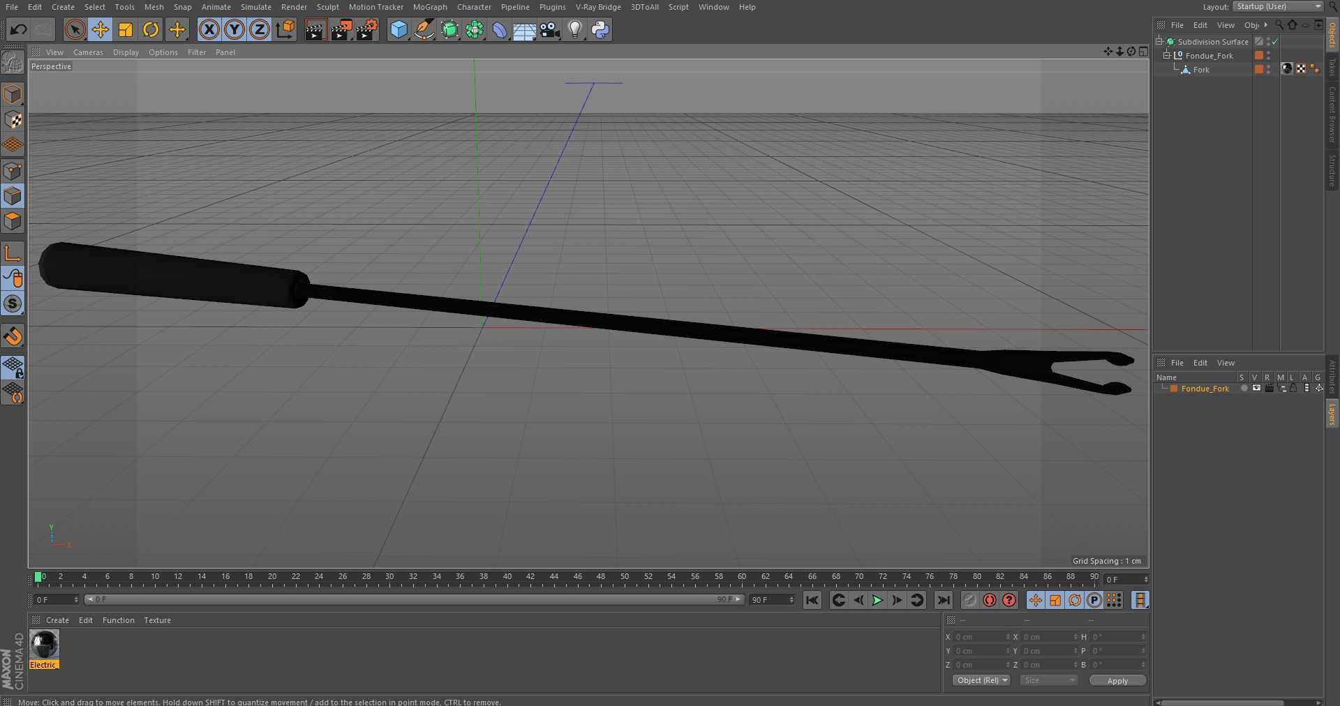 Fondue Fork 3D model - TurboSquid 2154622