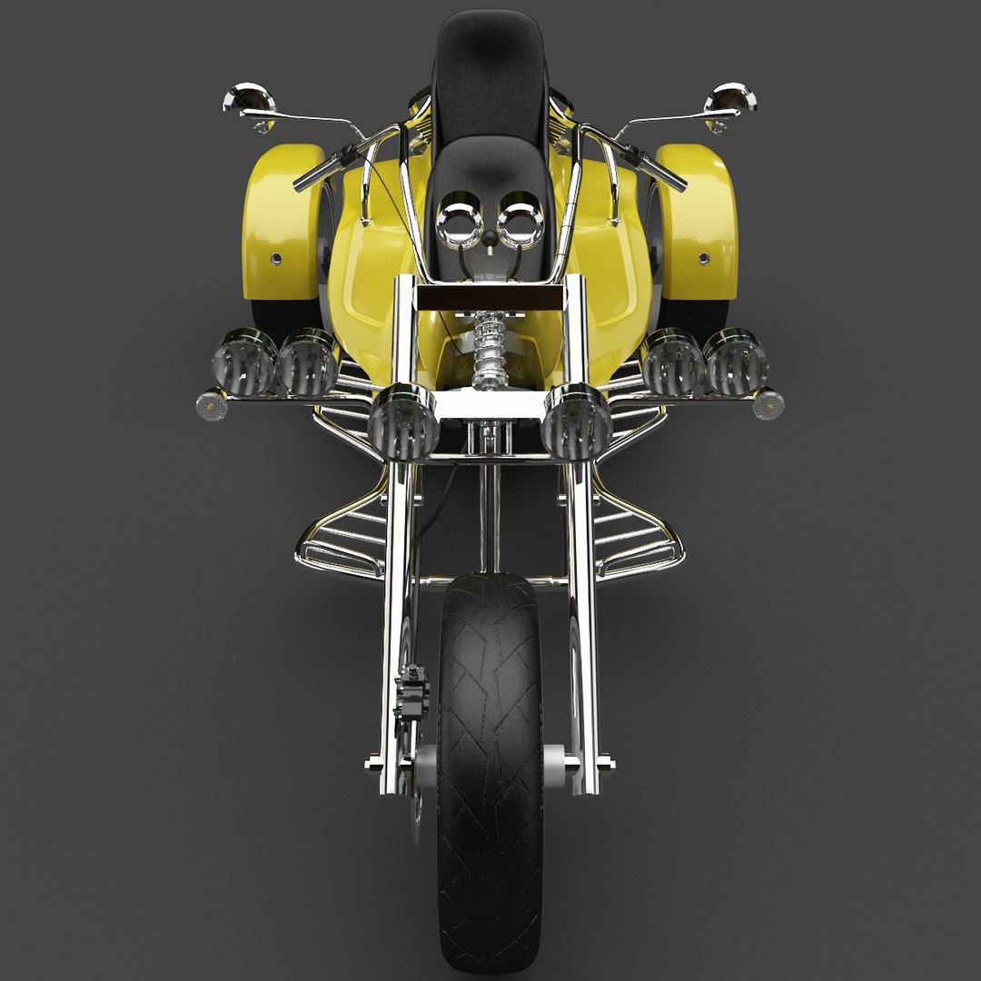 3d Model Trike Motorcycle