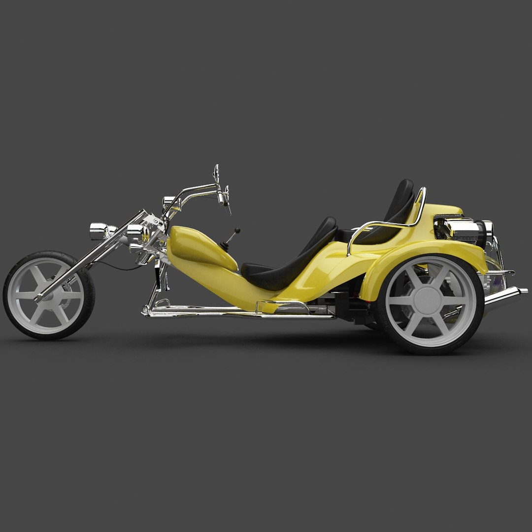 3d Model Trike Motorcycle